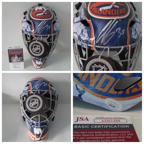 Ilya Sorokin Signed New York Islanders FULL SIZE Goalie Mask Helmet JSA ...