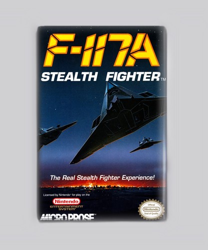 F-117A Stealth Fighter NES - 2"x3" Fridge MAGNET (nintendo retro game ...