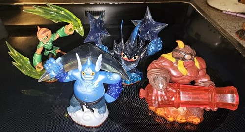 Skylanders Trap Team Masters Lot of 4 - Gusto Lob Star Ka Boom Tuff ...