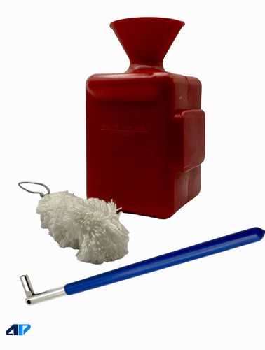 Rim Clamp Tire Machine Lube Bucket For Coats, Cotton Lube Swob & Valve ...