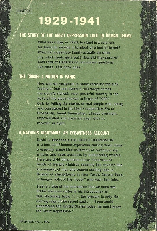 Great Depression Timeline 1929 1941