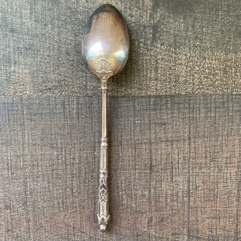 Antique French Silver Spoon Set of 12 in Box – Chambly Volga Napoleon ...