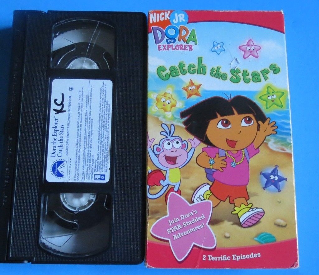 DORA THE EXPLORER ~ CATCH THE STARS ~ VHS, 2005 ~ 2 EPISODES ~ NICK JR ...