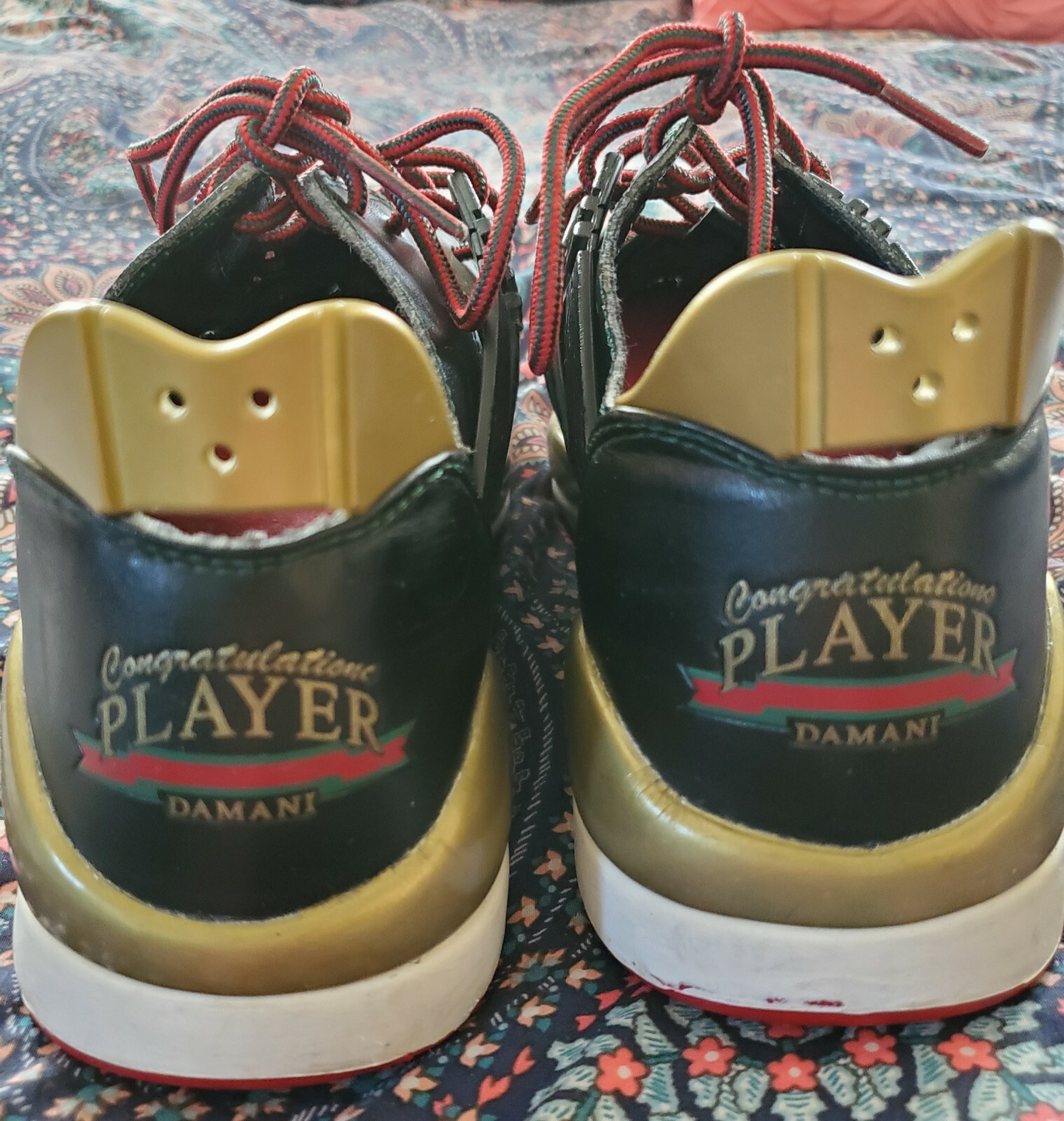 Men's Adidas LA Rapper Damani Player Shoes size 9 - Gem