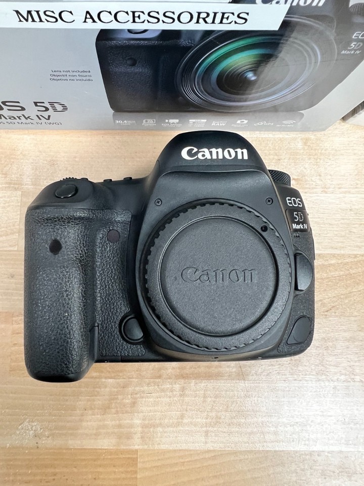 Canon EOS 5D Mark IV 30.4MP Digital SLR Camera - Black (Body Only ...