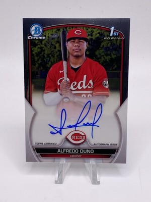 2023 Bowman Chrome Alfredo Duno Auto 1st #CPA-ADU Reds | eBay