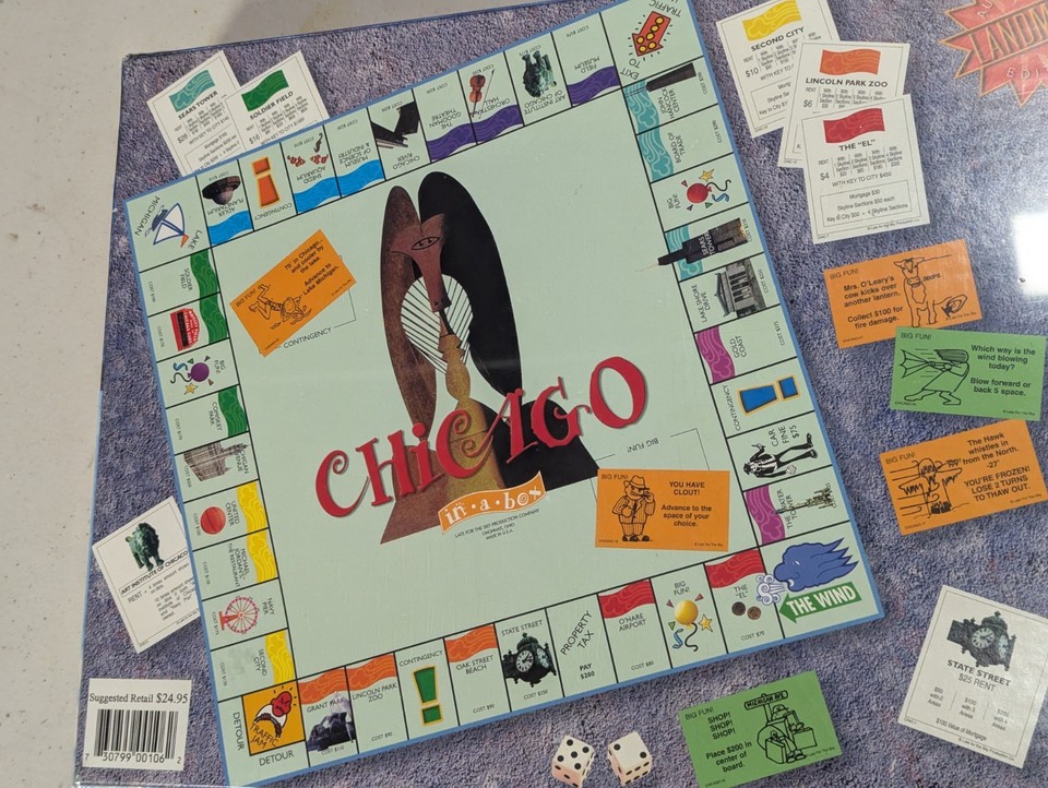 Chicago-Opoly Board Game Windy City Celebration Edition, Sealed Box | eBay