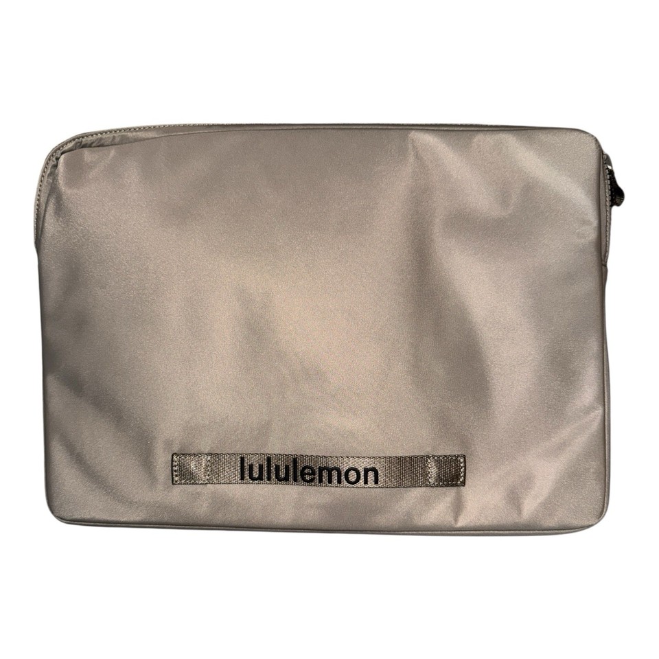 Lululemon New Crew Laptop Sleeve, Warm Ash Grey NWT Laptop Accessory | eBay