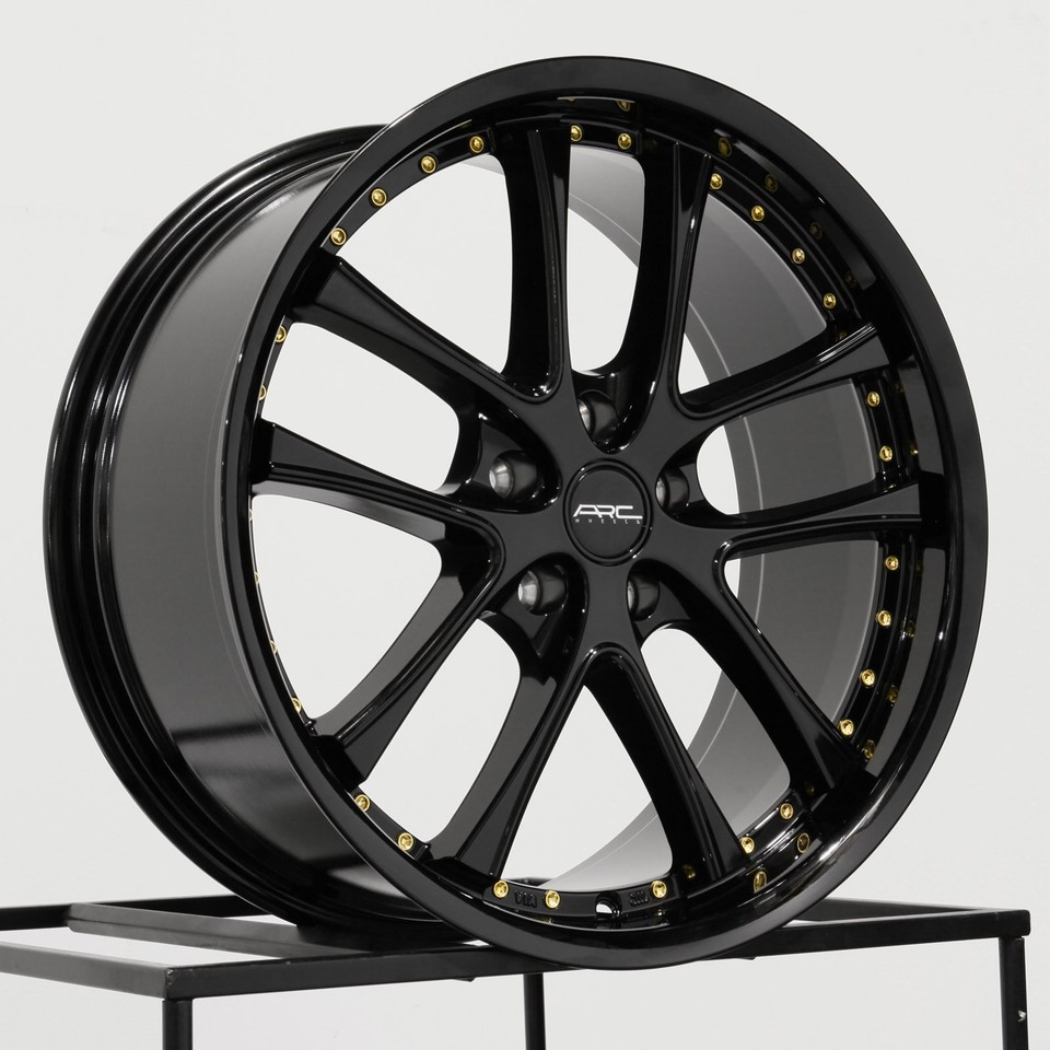 19x8.5 Black Wheels ARC AR5 5x110 35 (Set of 4) 73.1 | eBay