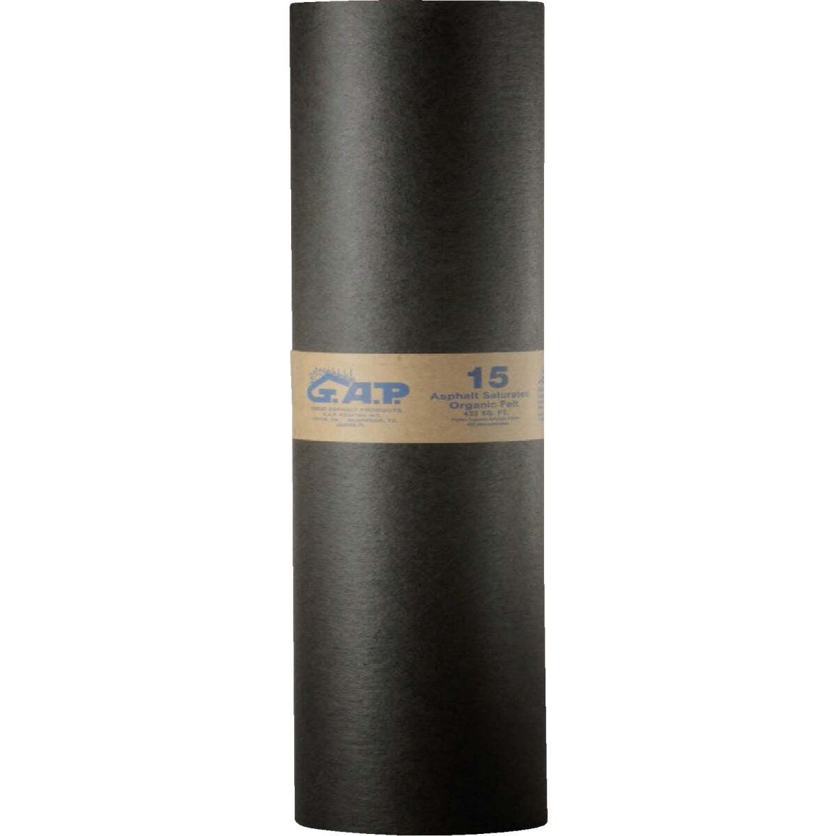 G.A.P 36 In. Rated 15 Lb. Roof Felt, Asphalt Saturated GAP4869-15C G.A ...