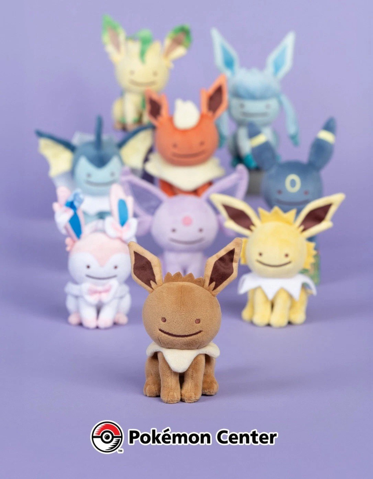 Pokemon Ditto Transform Plush Eevee Friends Set of 9 *NWT* Eeveelution ...
