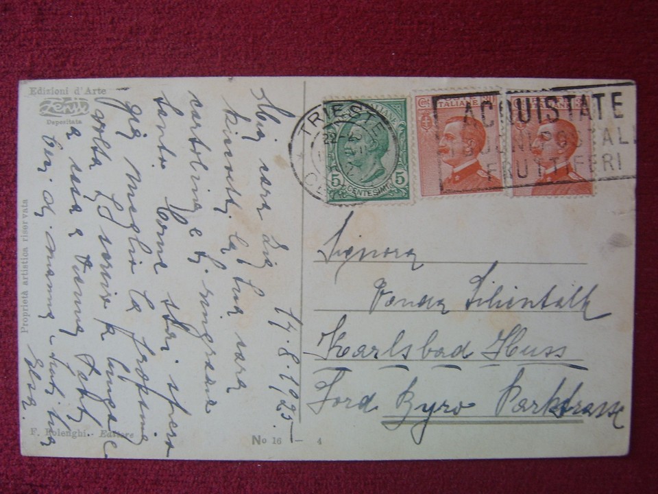 ARTIST SIGNED POSTCARD / ITALY / E.SACCHETTI / 1925 | eBay