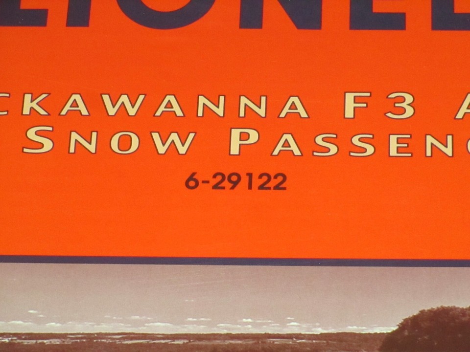 LIONEL 6-29122 ERIE LACKAWANNA F-3 A-B AND PHOEBE SNOW PASS CARS | eBay