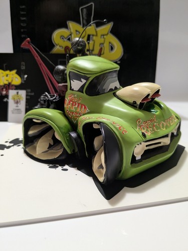 speed freaks terry ross Rays Rapid Record Tow Truck, Hot Rod Statue | eBay
