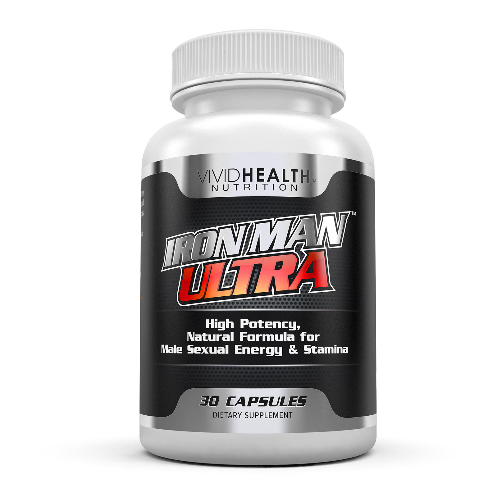 Iron Man Ultra 5 Bottles - High Potency Natural Male Enhancement (30 ...