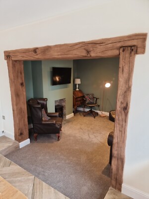 Rustic mock oak beams, RSJ covers, Faux beams, character beams | eBay UK