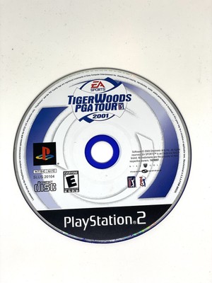 Tiger Woods PGA Tour 2001 PS2 Playstation 2 Video Game Disc Only Clean ...