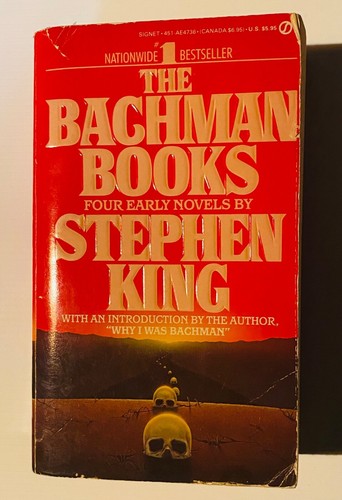 Stephen King The Bachman Books 4 Early Novels Signet 1986 1st ED/1st ...
