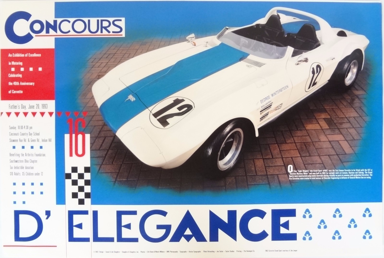 Corvette Grand Sport Poster George Wintersteen 002 of 5 GS Vette 427 ...