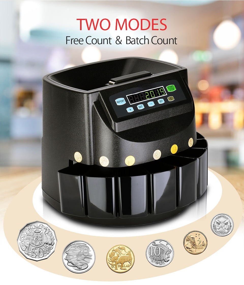 Australian Coin Sorter Counter Automatic Electronic Counting Machine AU Plug New | eBay