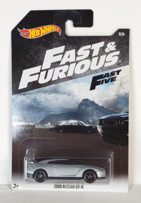 Hot Wheels Fast & Furious Five 2009 Nissan GT-R R35 silver | eBay