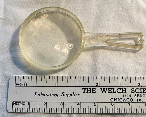 Vintage STANLEY Small 3 inch Magnifying Glass Plastic Pocket or ...
