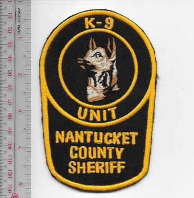 K-9 Police Massachusetts Nantucket County Sheriff Police NO TARIFF | eBay