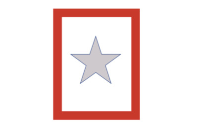 4" us military silver star flag family member wounded sticker decal usa ...