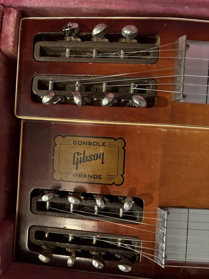 Gibson Console Grande C.1948 8/7 String With OHSC | eBay