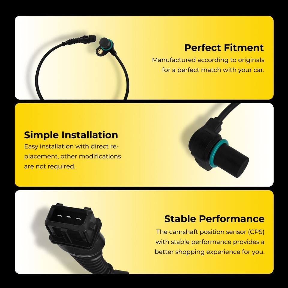 Position Camshaft Sensor CPS 12141438081 Fit 2001-2005 BMW 320i 325i ...