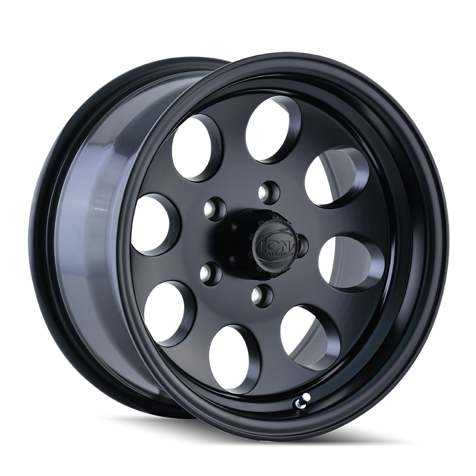 (Set-4) Ion 171 16x8 5x114.3/5x4.5 -5mm Matte Black Wheels Rims 16 Inch ...
