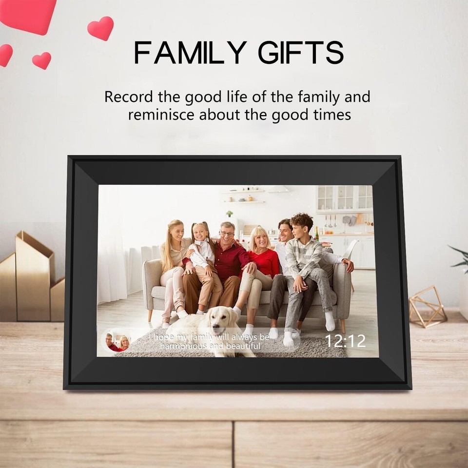 8 Inch Digital Picture Frame with IPS HD Touch Screen, 16GB Storage ...