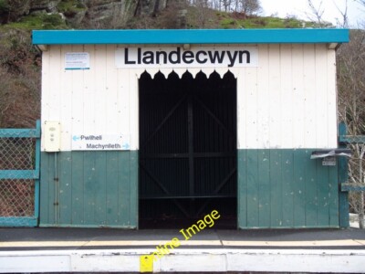 Photo 6x4 Llandecwyn Station Bryn Bwbach The shelter at Llandecwyn ...