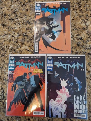 Batman Comic Lot - 3 Books - Vol 3 - #51-53 Gold Days | eBay