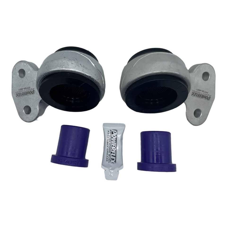 Powerflex Front Control Arm Bushing Set In Brackets BMW E46 PFF5-4601 3 ...