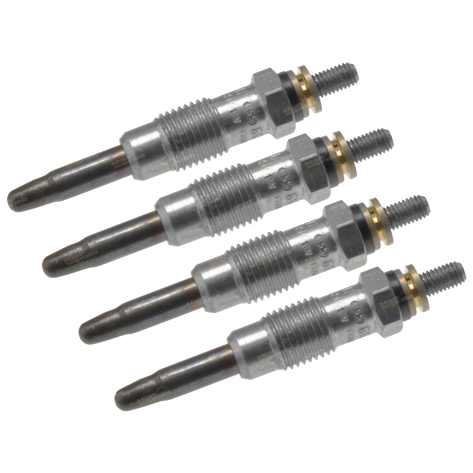 Set of 4 Bosch Glow Plugs for Peugeot 405 D70 1.9L XUD9TE Diesel Engine ...
