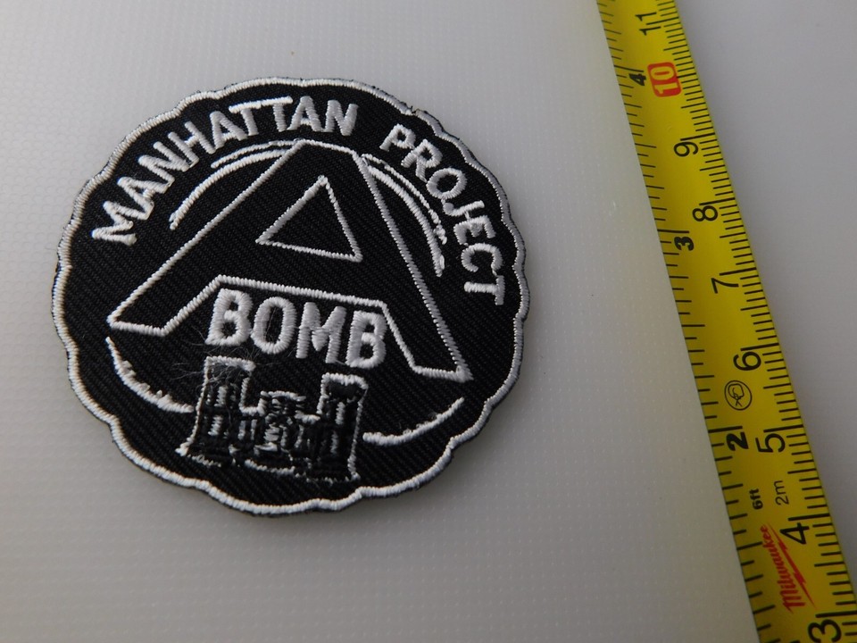 MANHATTEN PROJECT A BOMB PATCH HAT VEST BADGE NUCLEAR WAR MISSILE | eBay
