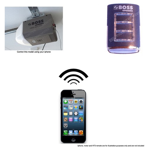 Iphone Remote Control Your BOSS BOL4 OL4 Garage Door Opener HT3 433mhz ...