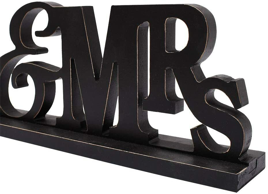 Rustic Wood Sign for Home Decor, Decorative Wooden Cutout Word Tabletop ...