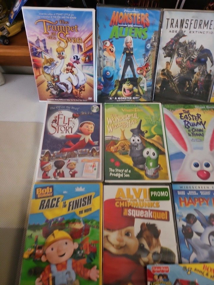 Lot Of 13 Brand New KIDS CHILDREN MOVIES Sealed Dvds Great Titles Trl8 ...