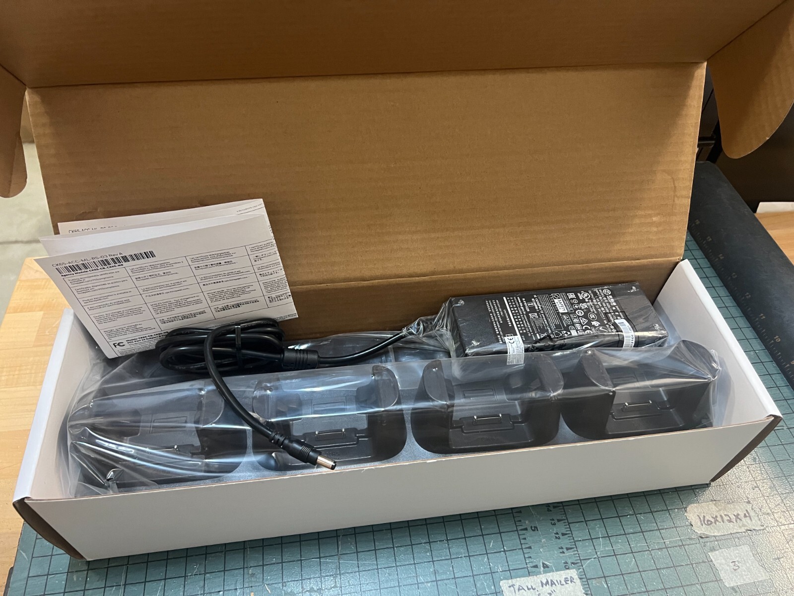 Honeywell CK65 CK65-CB-UVN-0 NON-BOOTED 4-bay Charger CK65CBUVN0 Cradle ...