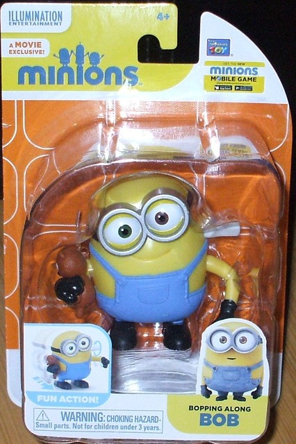 TV & Movie Character Toys Minions Movie BOPPING ALONG BOB WIND UP ...