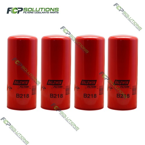 4 x B218 Baldwin Lube Filter - Interchangeable with C7911 P551102 ...