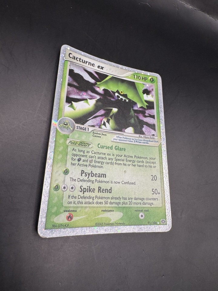 Pokemon TCG Cacturne EX Emerald Ultra Rare 91/106 Holo Foil - EX ...