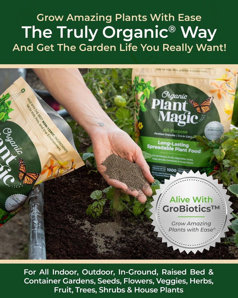 Organic Plant Magic - Truly Organic™ Slow Release Granular Fertilizer ...