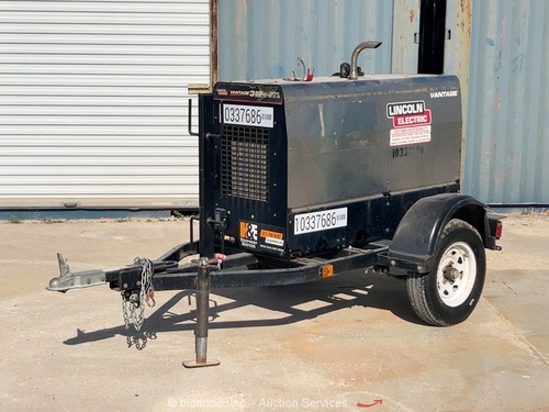 2021 Lincoln Electric Vantage 322 Towable Welder Generator Kubota ...