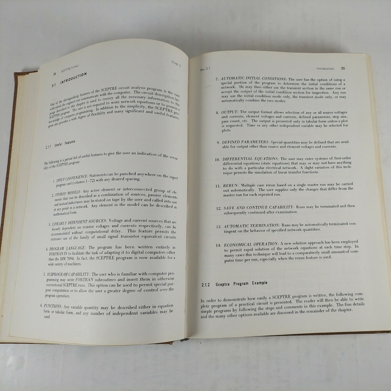 SCEPTRE: A Computer Program for Circuit and Systems Analysis Textbook ...