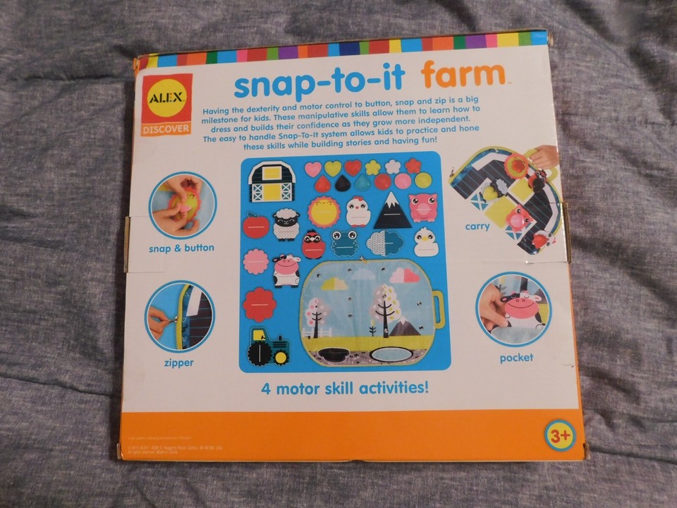 Alex Snap-To-It- Farm Craft Set ---- Age 3+ | eBay