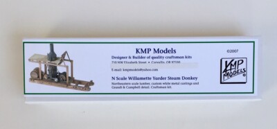 N Scale Steam Yarder Donkey Model Railroad Craftsman kit. Logging ...