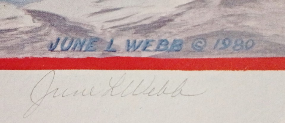 Newport Rhode Island print (1980) signed by June L. Webb | eBay